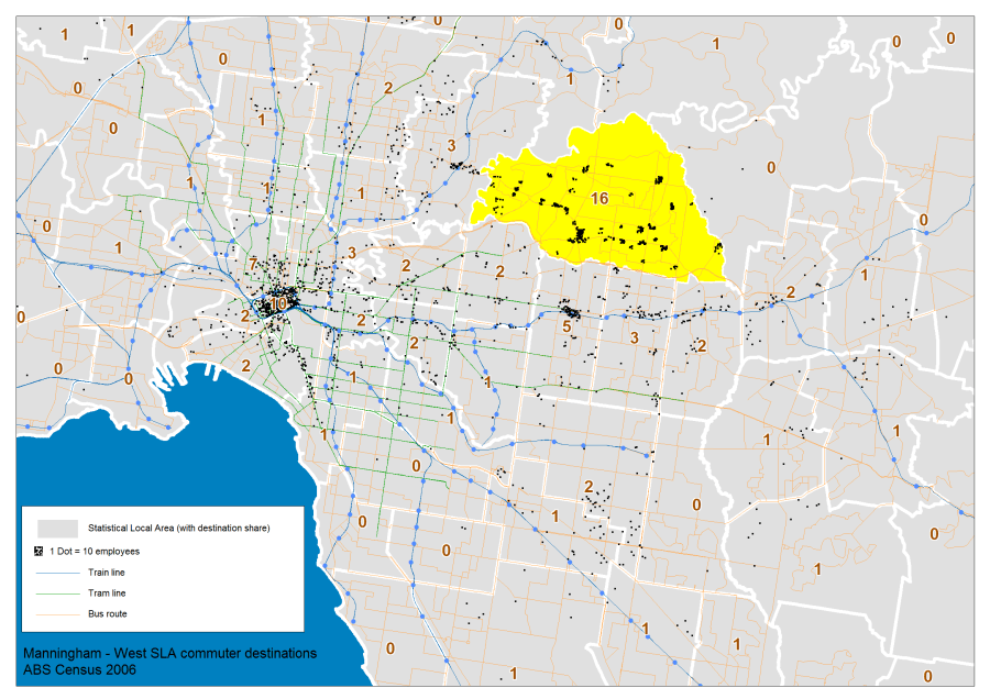 Rowville rail | Charting Transport