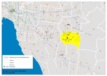 Rowville rail | Charting Transport