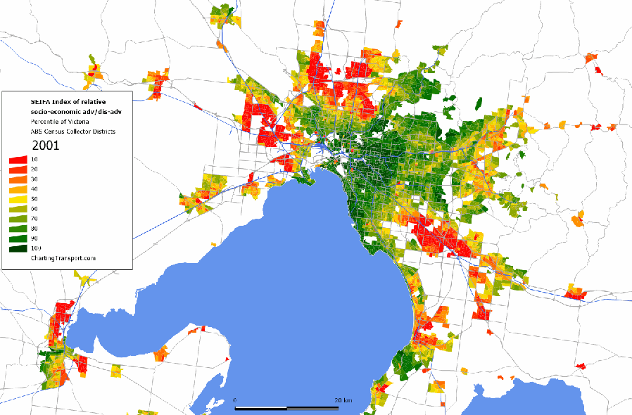 Visualising the changing socio-economic landscape of Melbourne ...