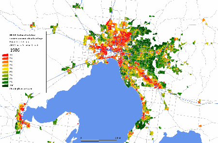 Visualising the changing socio-economic landscape of Melbourne ...