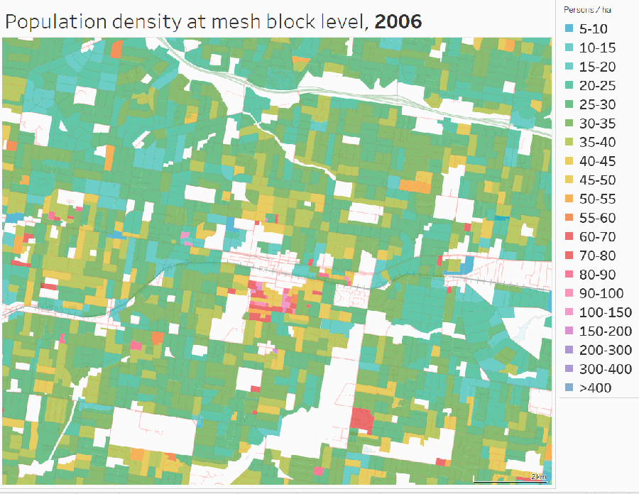 How is Melbourne’s population density changing? (2006-2016) | Charting ...