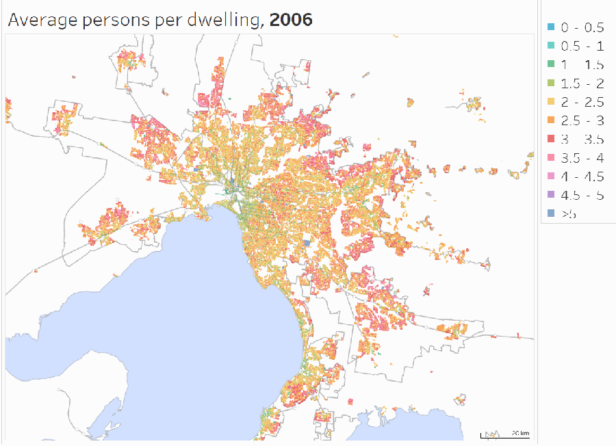 How is Melbourne’s population density changing? (2006-2016) | Charting ...