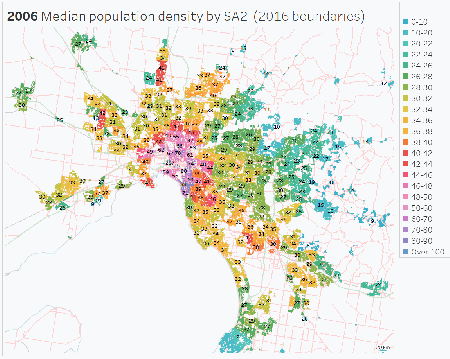 How is Melbourne’s population density changing? (2006-2016) | Charting ...