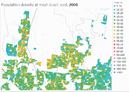 How is Melbourne’s population density changing? (2006-2016) | Charting ...