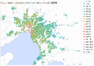 How is Melbourne’s population density changing? (2006-2016) | Charting ...