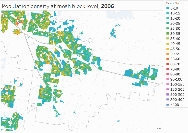 How is Melbourne’s population density changing? (2006-2016) | Charting ...