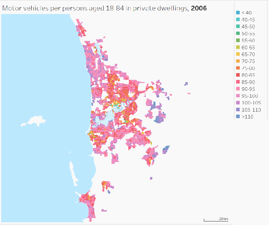 What does the census tell us about motor vehicle ownership in ...