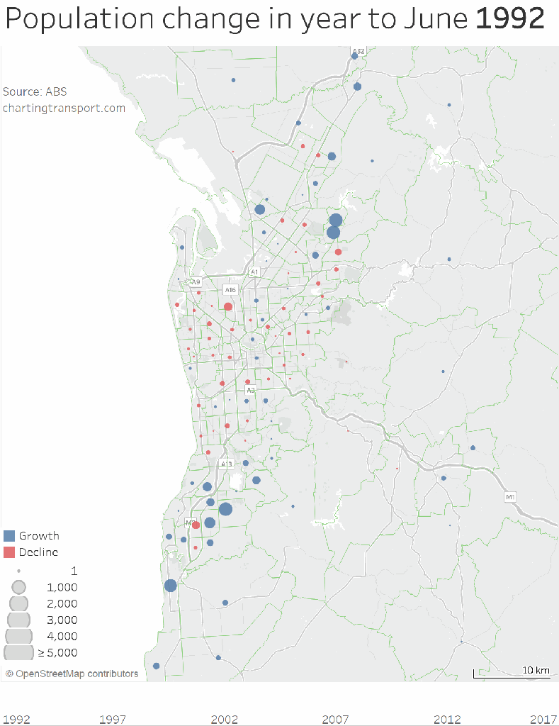Where is population growth happening in Australia? | Charting Transport