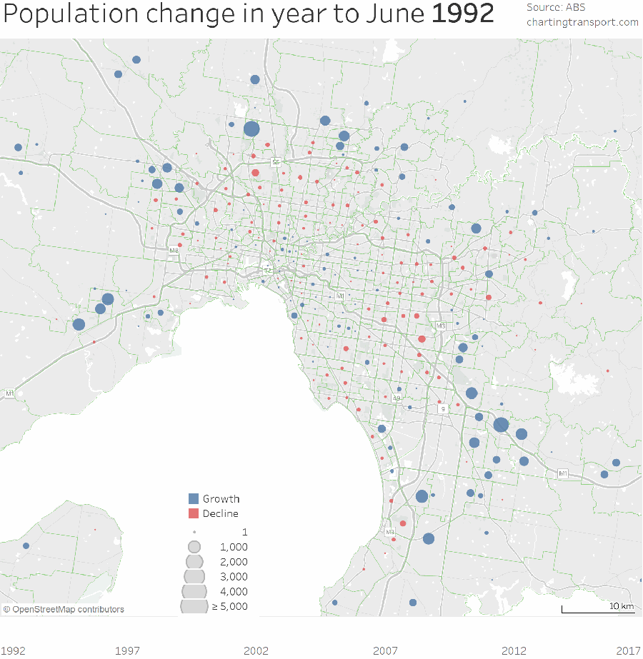 Where is population growth happening in Australia? | Charting Transport