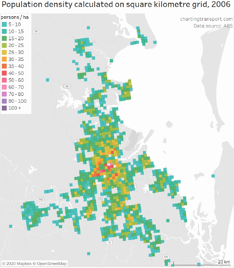 How is density changing in Australian cities? (2nd edition) | Charting ...