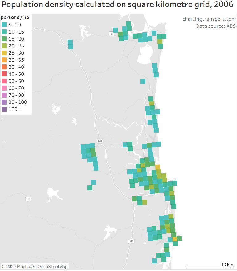 How is density changing in Australian cities? (2nd edition) | Charting ...